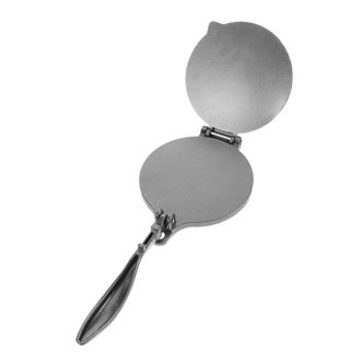 Cabilock Aluminium Tortilla Presse Schwarz Langlebige K&uuml;chenger&auml;te F&uuml;r Teigpressen Faltbar Und Handlich Effizientes K&uuml;chenzubeh&ouml;r F&uuml;r Selbstgemachte Tortillas 