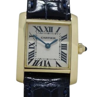 Cartier Montre vintage doccasion - Femme - Pre-owned - Blanc - Taille: ONE Size