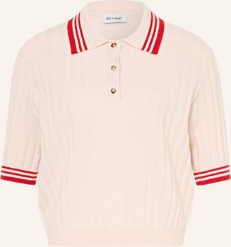 Soft Goat Soft Goat Strick-Poloshirt Aus Cashmere rosa