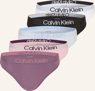 Calvin Klein 5er-Pack Slips Extra Soft Cotton weiss