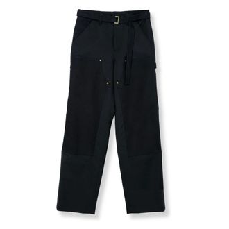 sacai Homme, Pantalons, Noir, Taille: M Pantalon Duck