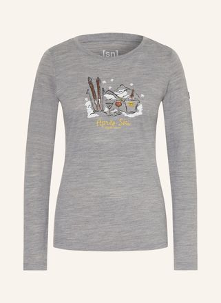 super.natural Longsleeve Apres Ski grau