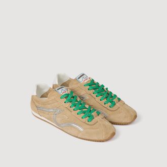 Sandro Sneakers Light Wave en cuir suède