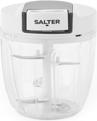 Salter Salter BW12922EU7 Manueller Zerkleinerer - Zugschnur Multifunktionaler Gemüseschneider, Mahlgut für Knoblauch, Zwiebeln, Chilischoten, Kräuter, Küchen
