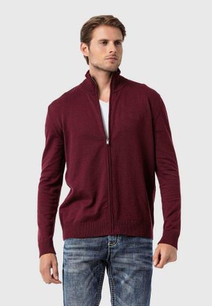 Cipo & Baxx Cardigan Pullover (1-tlg) im sportlichen Look