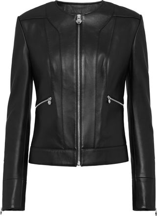 Philipp Plein Leder Biker-Jacke