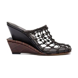 Jacquemus Braune und Schwarze Sandalen f&uuml;r Frauen - - Shoes - Damen - Mehrfarbig - 38 EU