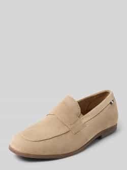 Bugatti Loafers aus Leder mit Label-Pr&auml;gung Modell Tryst