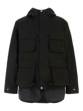 sacai veste en tissu anti-d&eacute;chirure - Noir