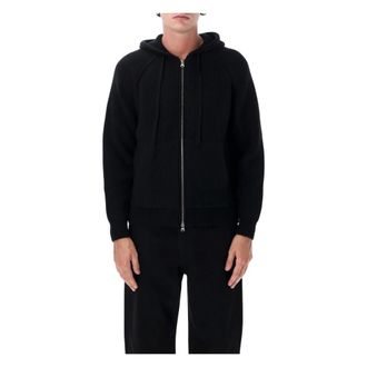 Dunst Kapuzen-Strickjacke - - Knitwear - Herren - Schwarzk - S