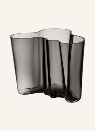 iittala Vase Alvar Aalto grau