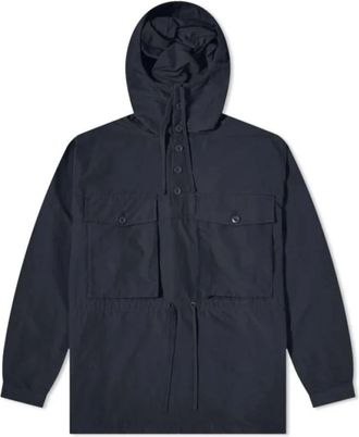 Nigel Cabourn Homme, Vestes, Bleu, Taille: L Track Smock