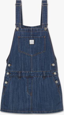 MCM Latzrock aus Lurex-Denim