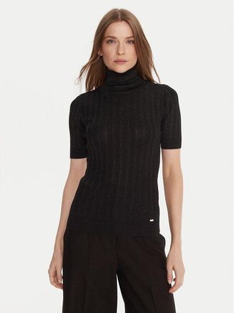 Gaud&igrave; Rollkragenpullover 521FD53033 Schwarz Slim Fit