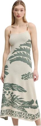 Desigual Femme, Robes, Beige, Taille: 38 FR Marsella Dress