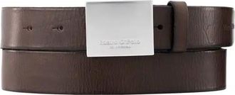 Marc O'Polo Herren Gürtel schwarz Glattleder