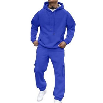Generic Survetement Homme,Jogging Ensemble Respirant et Confortable, Surv&ecirc;tement Homme, Sweat &agrave; Manches Longues et Sportswear pour Gym et Jogging &Eacute;l&eacute;gant Comb