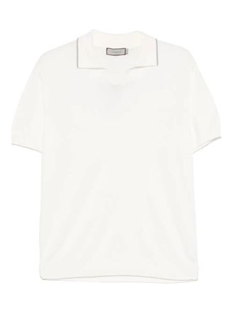 Canali Klassisches T-Shirt - Nude