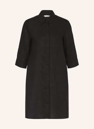 Marc O'Polo Marc Opolo Hemdblusenkleid Aus Leinen Mit 3/4-Arm schwarz