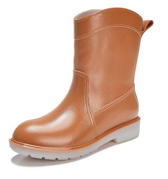 Pangolin Bottes de Pluie Femme Imperm&eacute;ables - Bottines Mi-Mollet Antid&eacute;rapantes, Chaussures &Eacute;tanches Confortables pour Ville, Jardin, Voyage & Temps Pluvieux M