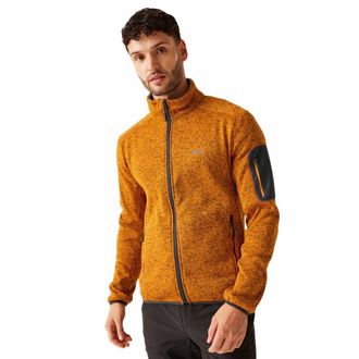 Regatta Newhill Fleecejacke Durchgehender Rei&szlig;verschluss f&uuml;r Herren (4XL) (Fuchs)