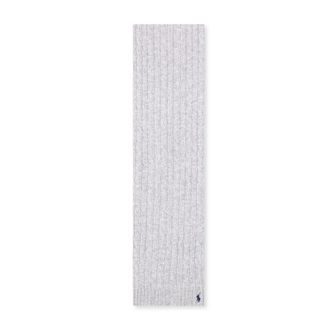Polo Ralph Lauren Logo Strickschal - - Accessories - Damen - Grau - ONE SIZE