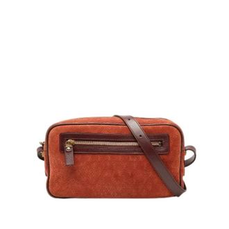 Saint Laurent Pre-owned Monogram All Over Camera Bag - Femme - Pre-owned - Brun - Taille: ONE Size