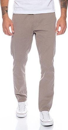 Rock Creek Rock Creek RC-390 Pantalon chino pour homme Coupe droite Chino - Gris - W38