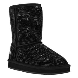 Philipp Plein Femme, Chaussures, Noir, Taille: 35 EU Mid Flat Bottes