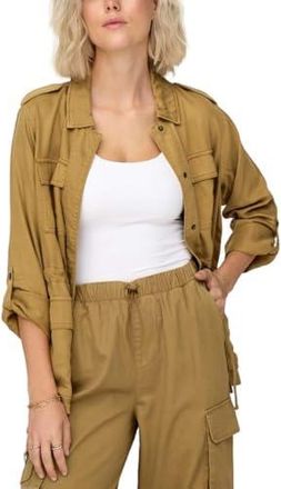 Only Onlkenya B Life Utility Jacket CC OTW, Bistre, S Femme
