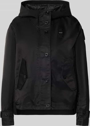 Blauer Regular Fit Jacke mit Logo-Detail Modell Marcela