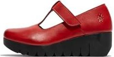 FLY London Femme VEKA339FLY Uniform Dress Shoe, Rouge, 35 EU