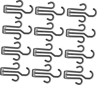 Artibetter 12 St&uuml;ck Teiliges Kunststoff schuhaufh&auml;ngeset Stabiler Schuhhalter mit Praktischem Trockenhaken Platzsparend und Multifunktional f&uuml;r Balkon und Heimge