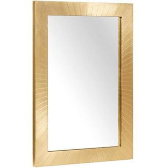 vidaXL Miroir de salle de bain avec miroir Noir et or 50 x 2,5 x 70 cm vidaXL