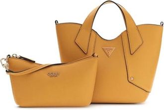 Guess sac &agrave; main sac &agrave; &eacute;paule bandouli&egrave;re Darcy Mini Tote Amber abricot
