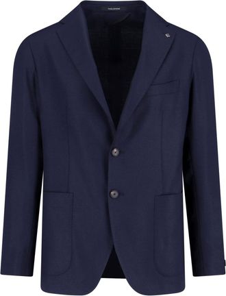 Tagliatore Einreihiger Blazer Aus Schurwolle