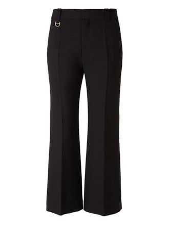 Chlo&eacute; pantalon &agrave; coupe &eacute;vas&eacute;e - Noir