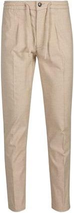 Aur&eacute;lien Pantalon droit en coton m&eacute;lang&eacute;