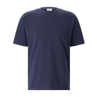 Saint Laurent Herren, Oberteile, Blau, SGr&ouml;&szlig;e
