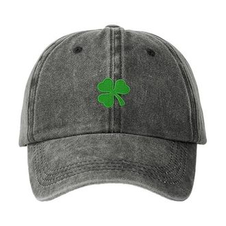 Generic SRTUMEY Casquette de baseball pour la Saint-Patrick - Chapeau brod&eacute; tr&egrave;fle r&eacute;glable - Chapeaux irlandais pour homme et femme - Accessoires de d&eacute;guisem