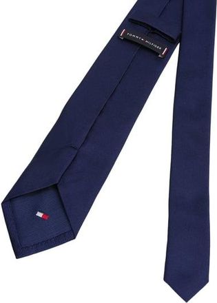 Tommy Hilfiger cl fest in Seide - blaue Krawatte