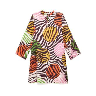 Maliparmi Maliparmi, Femme, Robes, Multicolore, Taille: 38 FR Collection Print Dress
