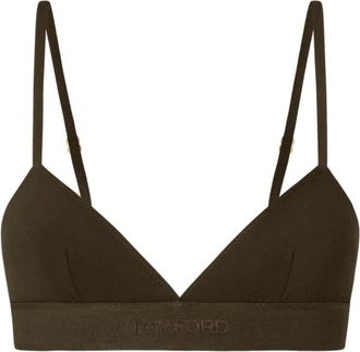 Tom Ford Femme, Sous-v&ecirc;tements, Brun, Taille: 36 FR Soutien-gorge triangle en coton
