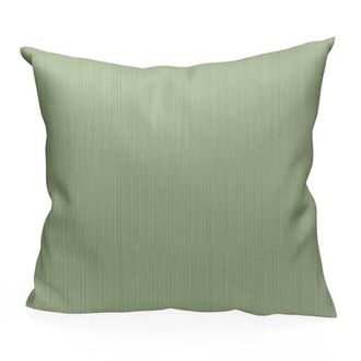 Soleil d'Ocre Velvet Housse de Coussin Velours, Vert, 60x60 cm