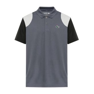 Lacoste Homme, Tops, Gris, Taille: S Polo Sport Ultra Dry Color-Block