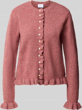 Vila Regular Fit Cardigan mit Rundhalsausschnitt Modell Jacia
