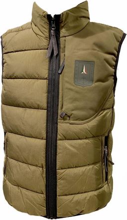 Aeronautica Ultraleichte Weste AB3023 Nylon Crinkle Farbwechsel Herren Jacke Weste Weste Weste Tricolori Pfeile, Dark Olive, XXL