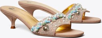 Tory Burch Beaded Heel Mule