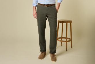Bexley Kylson - Pantalon homme vert olive fonc&eacute; ii