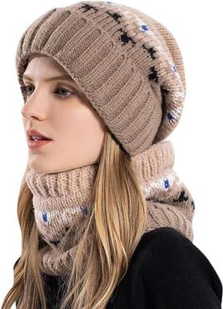 Generic Bonnet Femme Hiver Bonnet Femme Chapeau Femme Hiver Confortable Classique - Bonnet V&eacute;lo Unisexe Hiver, Coupe-Vent Thermique, L&eacute;ger et Confortable pour